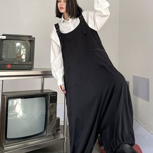 Lolliposh Boutique | Jeans | Nwt Grommet Detail Black Harem Overalls ...